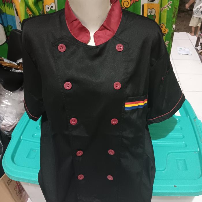 Jual baju koki seragam chef seragam kitchen baju kitchen seragam koki ...
