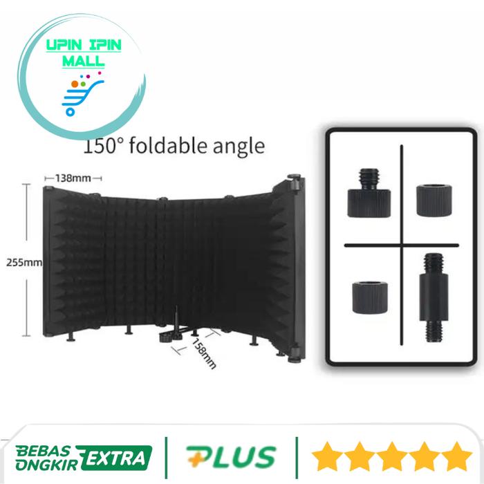 Jual Peredam Suara Microphone Wind Screen Noise Reduction Sound ...