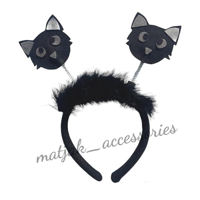Jual Bando Halloween Tuing Tuing Per Bulu Kelelawar Topi Penyihir Labu ...