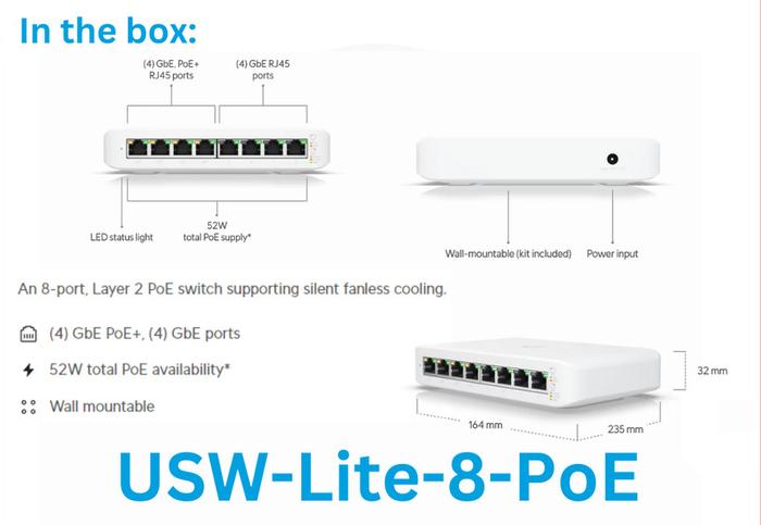 Jual Ubiquiti Ubnt USW-Lite-8-PoE UniFi Switch Lite 8 PoE - Jakarta ...