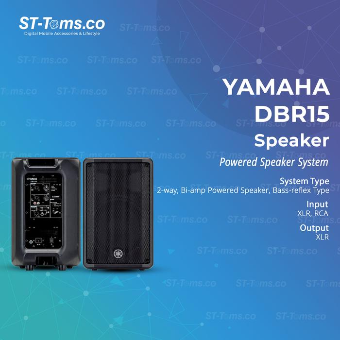 Promo Yamaha DBR15 DBR-15 Active Speaker 15 Inch Output 1000 Watt Cicil ...