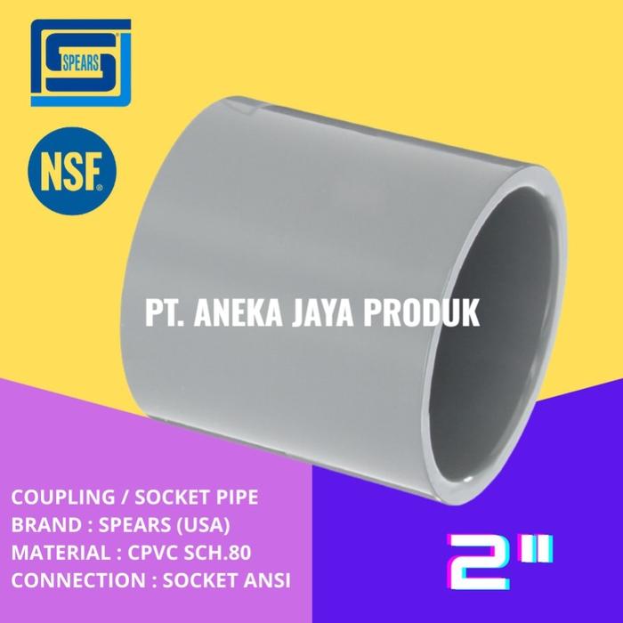 Jual COUPLING SOCKET CPVC SCH80 - SPEARS (USA) - 2 Inch - Jakarta Utara - Aneka Jaya Produk ...