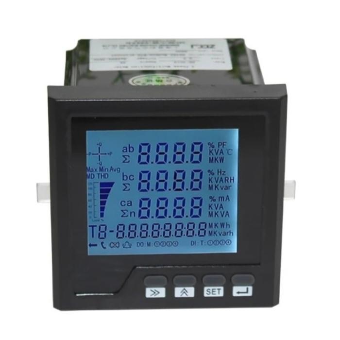 Jual 3 Phase Panel Meter AVW kWh Cos Hz Var Power Meter RS485 Modbus RTU - Jakarta Pusat ...