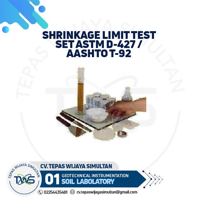 Jual SHRINKAGE LIMIT TEST SET ASTM D-427 AASHTO T-92 - Kab. Bandung ...
