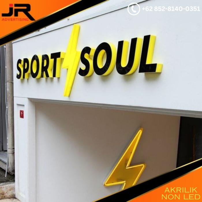 Jual Huruf Timbul Signage Akrilik / Acrylic Non LED Custom Letter Sign ...