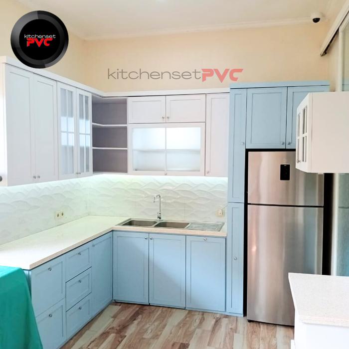 Jual Kabinet Dapur Kitchen Set Bahan PVC - Anti rayap, air dan karat ...