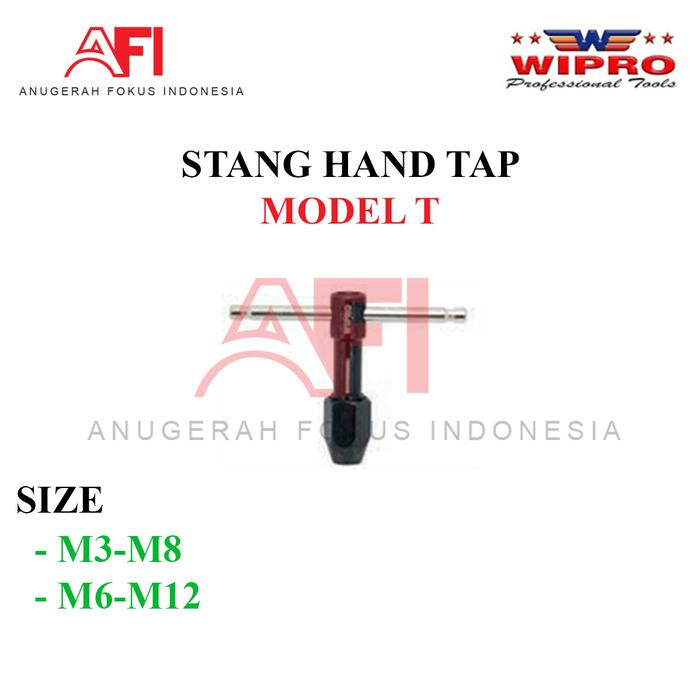 Jual WIPRO STANG GAGANG HAND TAP MODEL T / M 3 4 5 6 7 8 9 10 11 12 / - M3-M8 - Kota Surabaya ...