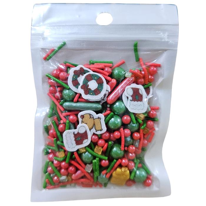 Jual Sprinkle Spikel Trimit Tema Natal – Christmas 20gr - Topping Cake ...