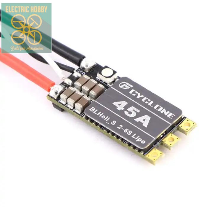 Jual Brushless ESC Cyclone 45A BLHeli_S - Support 2-6S - DShot 150/300 ...