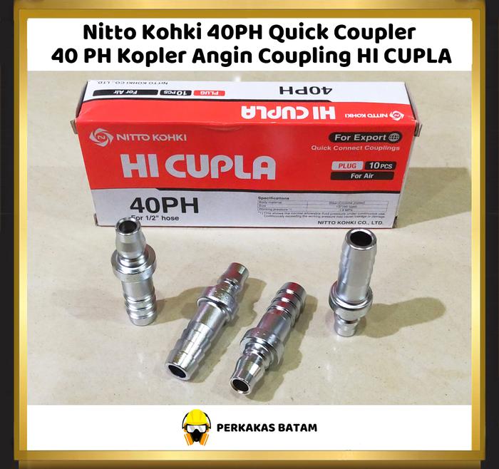 Jual Nitto Kohki 40PH Quick Coupler 40 PH Kopler Angin Coupling HI CUPLA - Kota Batam - Perkakas ...