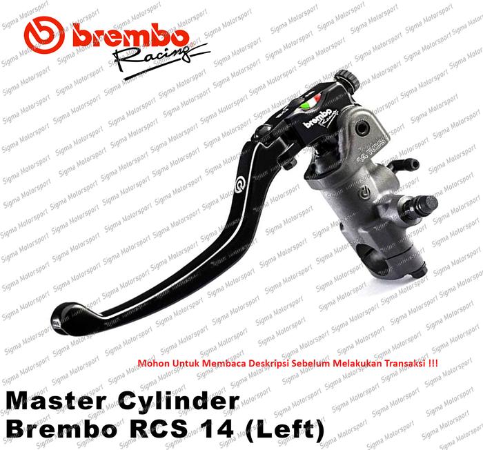 Jual Master Rem Brembo Kanan/Kiri RCS 14 / RCS 15 / RCS 16 / RCS 17 - RCS 16 Kiri - Jakarta ...