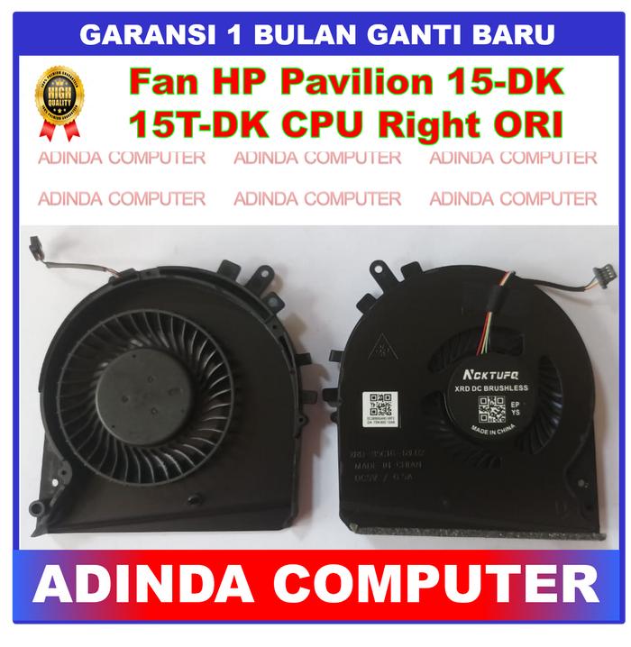 Jual Fan HP Pavilion 15-DK 15-DK0068WM 15-dk0132TX 15-dk0019TX CPU ...
