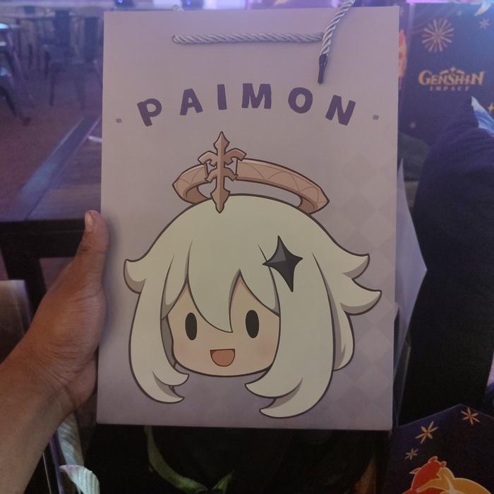 Jual Paperbag/Totebag Paimon | Official Merchandise Genshin Impact ...