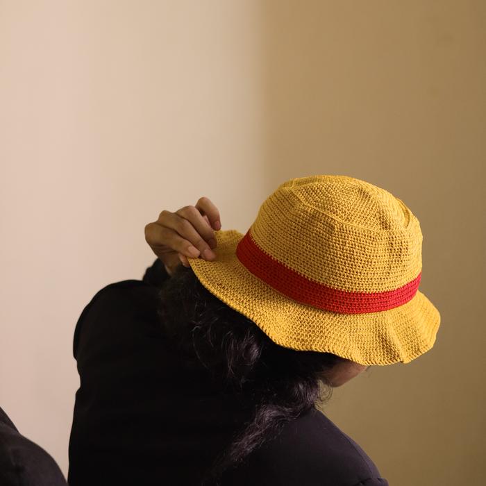 Jual Topi Luffy One Piece Jerami Rajut / Topi Rimba Bucket Di Seller ...