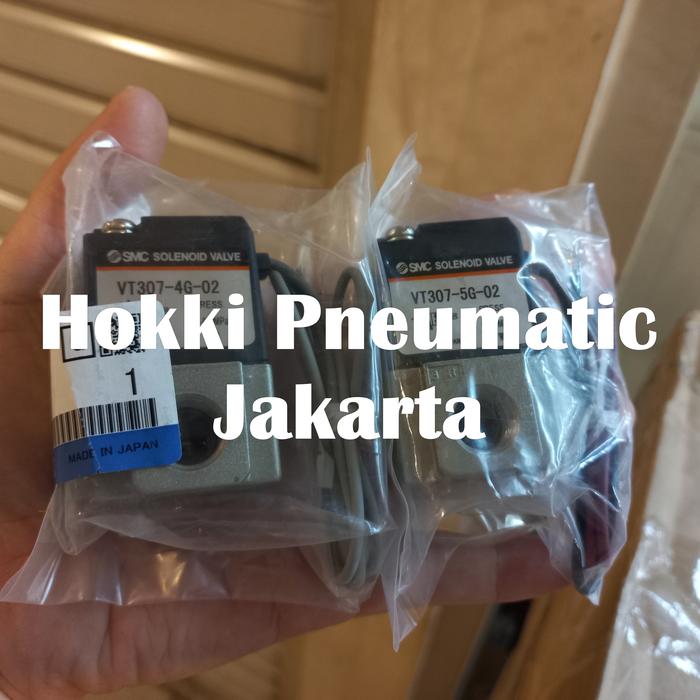 Jual SMC Solenoid valve VT307-4G1-02 / VT307-4G-02 AC220V japan ...