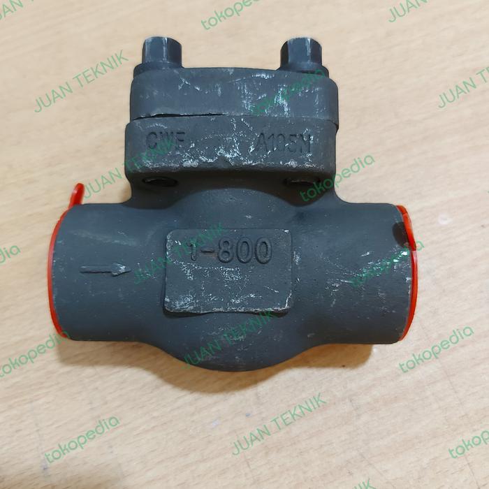 Jual lift check valve 1" dn25 sw class 800 carbon steel - Jakarta Barat ...