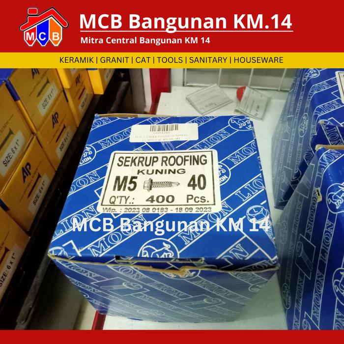 Jual BAUT DRILLING LION - BOX / BAUT ROOFING / BAUT ATAP - M5X75 (3INCH ...