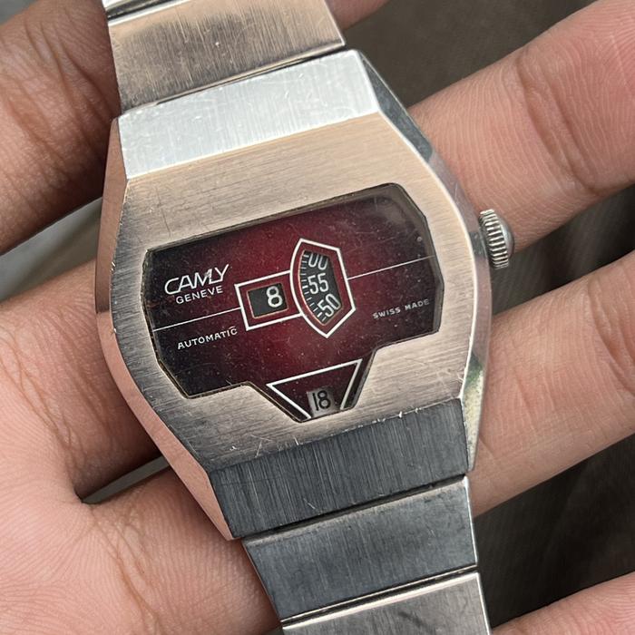 Jual Super rare camy jumphour automatic swissmade all original not ...