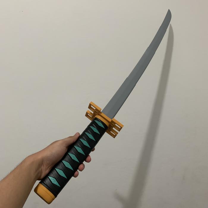 Jual Retractable Collapsing Katana Fidget Toys Demon Slayer Muichiro ...