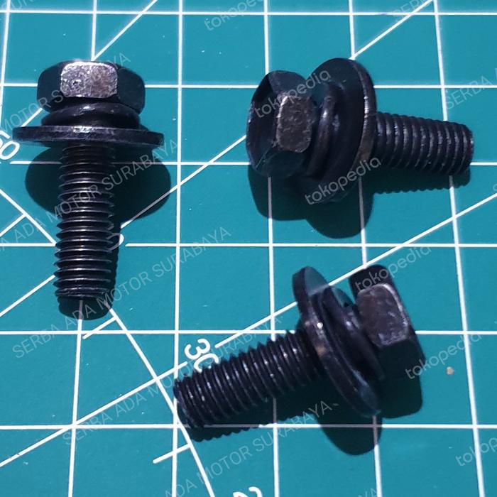 Jual BAUT BODY MOBIL DOBEL RING BEMPER BAUT RING MOBIL KUNCI 10 BAUT ...