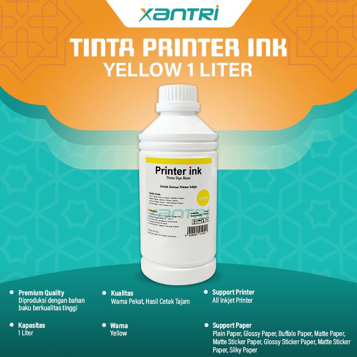 Jual Tinta 1 Liter Refill Printer Epson L1210 L3210 L3250 L5290 L3110 ...