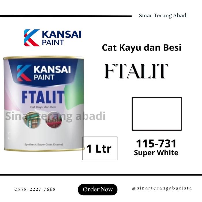 Jual Cat kayu dan besi 1 kg Ftalit 731 Super White - Kota Bandung ...