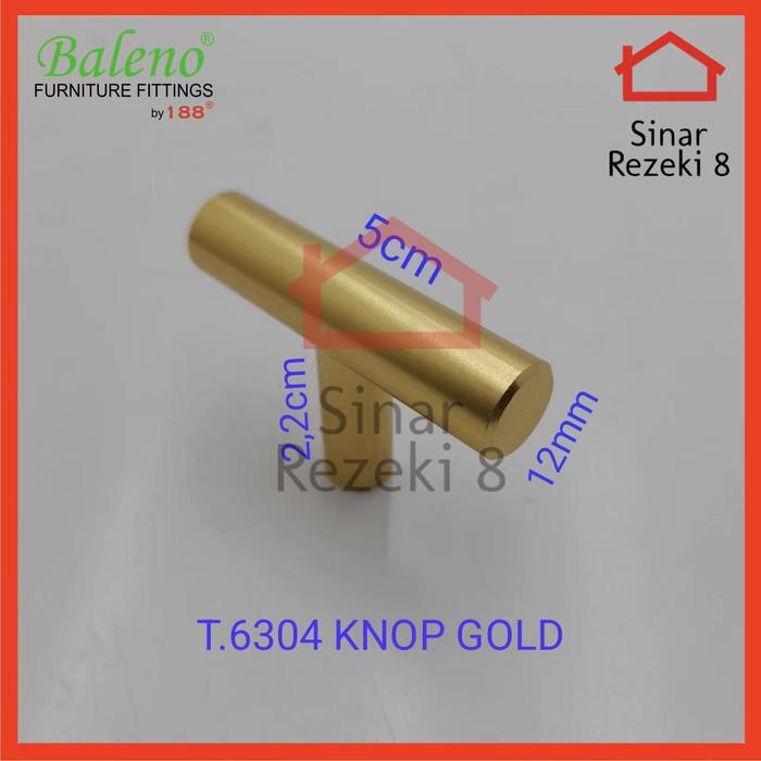 Jual Handle 6304 Gold Knob T / Tarikan Laci Pintu Minimalis Lemari Gagang - Kota Tangerang ...