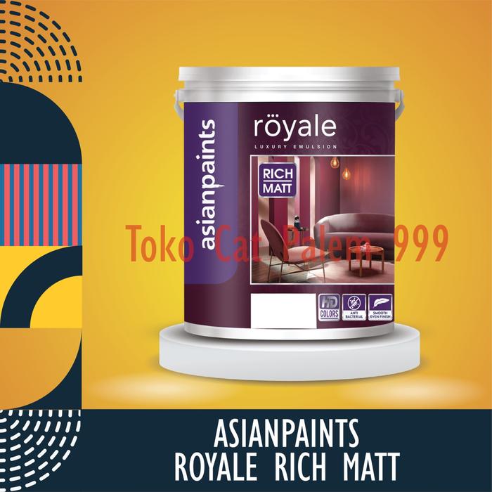 Jual Cat Tembok Dalam Asian Paint Rich Matt Warna Putih 20 Liter Pail ...