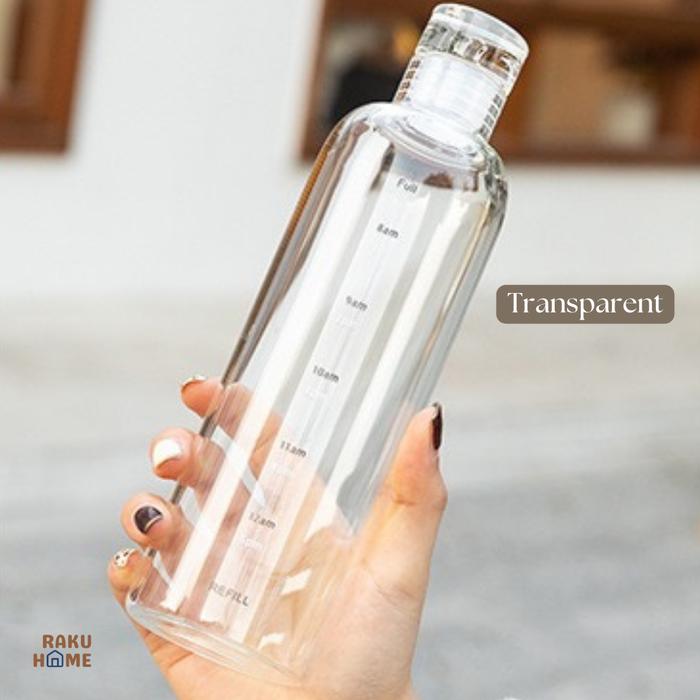 Jual LEMO Bottle Aesthetic Botol Minum Kaca Estetik Transparan Korea ...