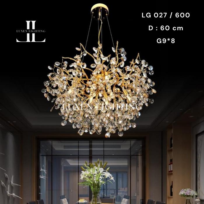 Promo Lampu Gantung Hias Ranting Akar Mewah Elegan Modern Void Gold 027 ...