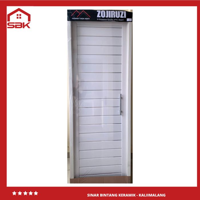Jual Pintu PVC | Pintu Kamar Mandi 70x195 Full PVC Zojiru - Jakarta ...