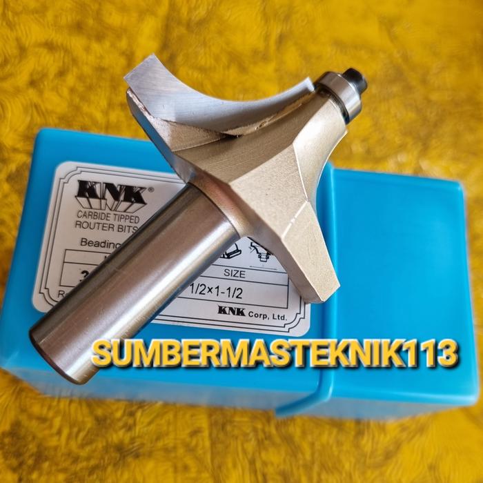 Jual MATA PROFIL BEADING BIT 1/2 × 19MM ROUTER BEADING BIT R19MM 302 ...