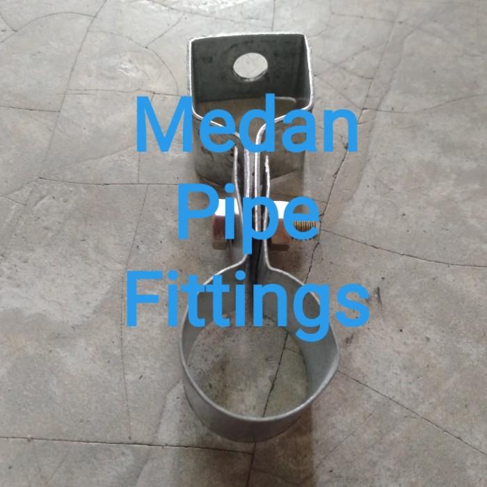 Jual Klem Gantung Pipa 1" Besi pipe hanger clamp inch Pengikat ...