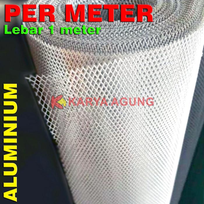 Jual Rang Kawat Nyamuk ALUMINIUM per METER / Ram Kasa Parabola Anti ...