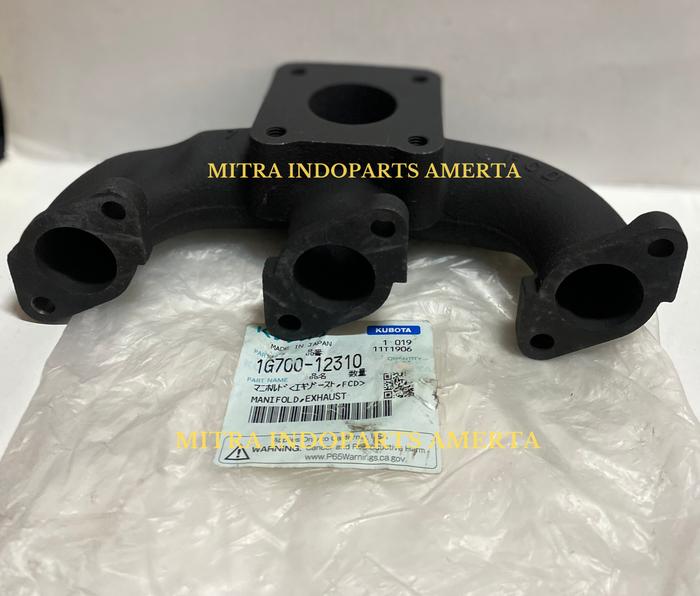 Jual MANIFOLD EXHAUST D1005 KUBOTA (1G700-12310) GENUINE MODEL ATAS ...