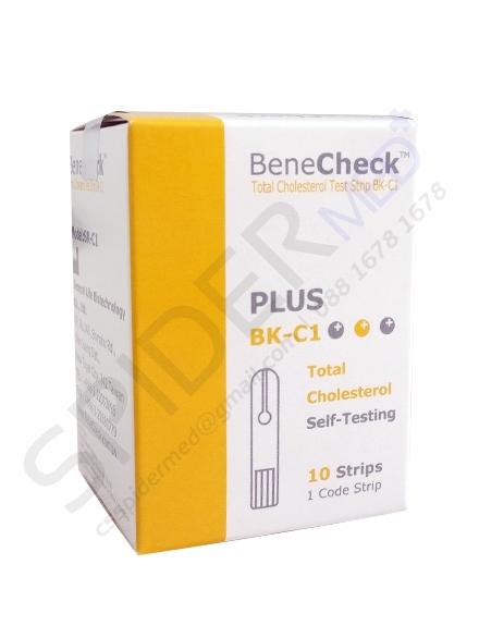 Jual Benecheck Plus Total Cholesterol Test Strips / Strip Kolesterol ...