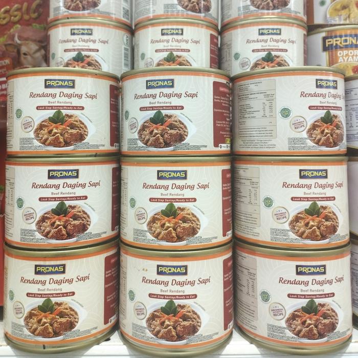 Jual Promo Pronas Rendang Daging sapi / Daging rendang kaleng 180gr ...