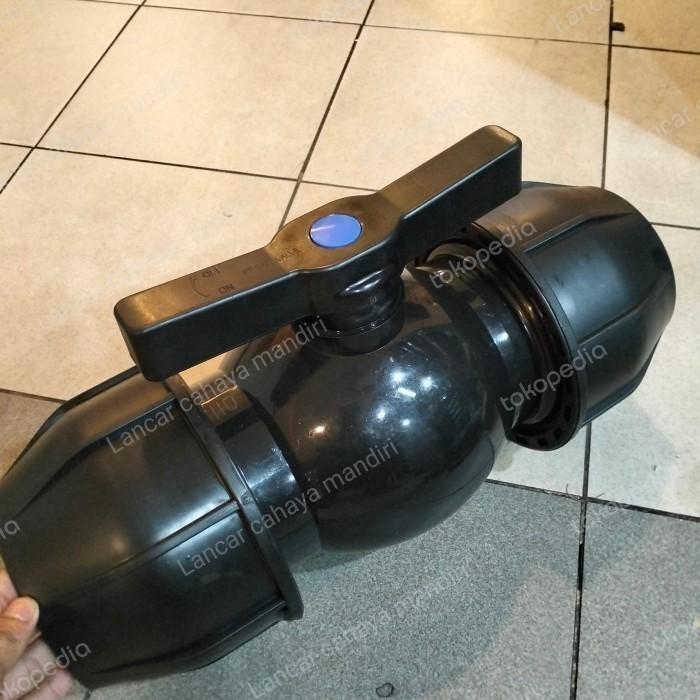 Jual Ball Valve (Stop Kran) pipa HDPE Cempression 3" inch (90mm) - Jakarta Barat - Lancar cahaya ...