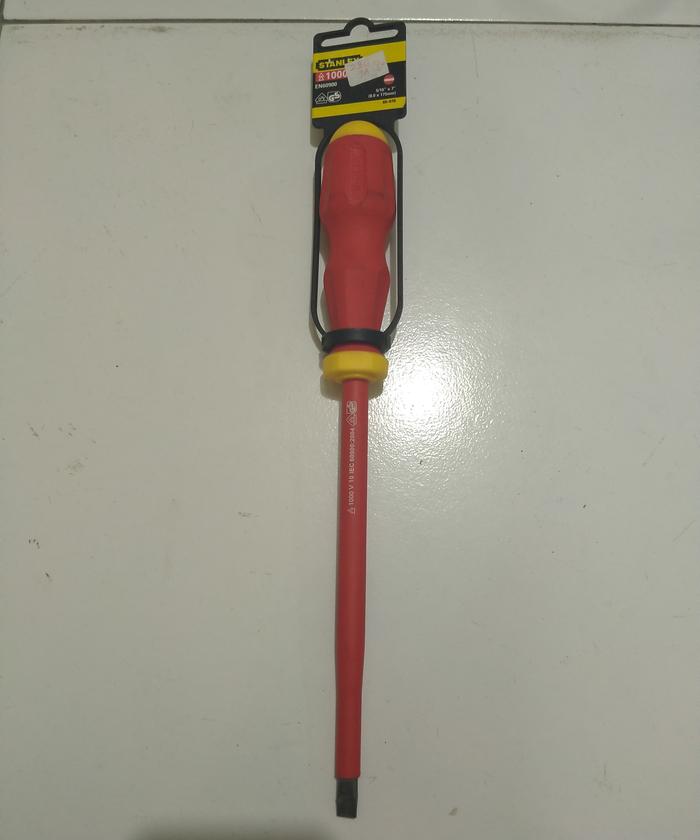 Jual STANLEY OBENG LISTRIK (-) 8X175MM SLOTTED VDE SDRIVER 65970 - Kota ...