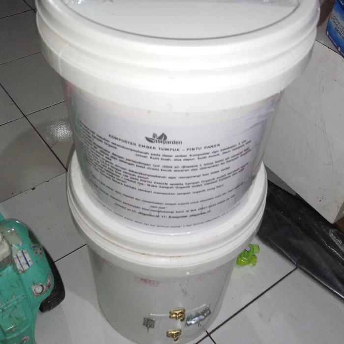 Jual Paket Komposter Ember Tumpuk Pengolahan Sampah Organik Kompos ...