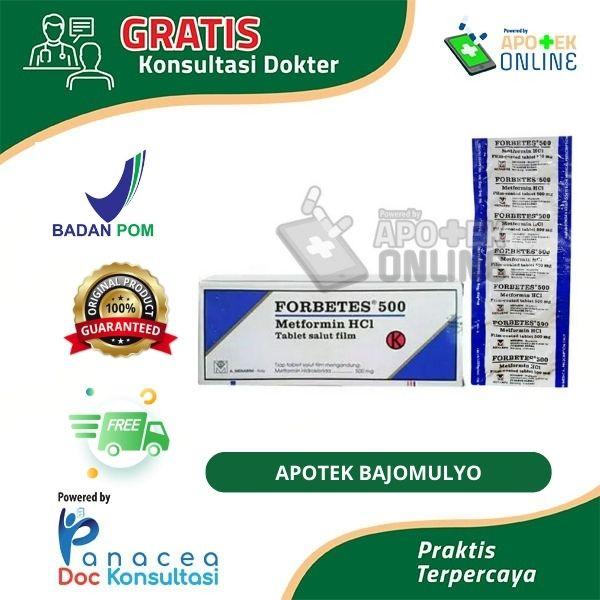 Jual FORBETES 500MG 1 STRIP 10 TABLET - Kab. Pati - Apotek Bajomulyo ...