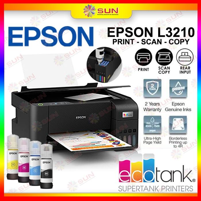 Promo Printer Epson L3210 All in One Print Scan Copy Pengganti L3110 - Tinta Sublime Cicil 0% 3x ...