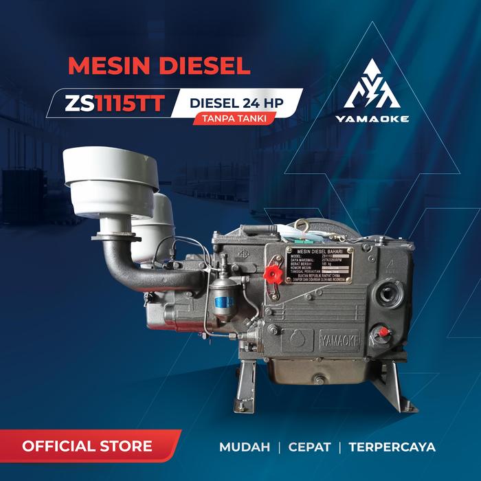 Jual Diesel Penggerak ZS1115TT 24HP Yamaoke - Kota Surabaya - Angkasa Mesin Surabaya | Tokopedia