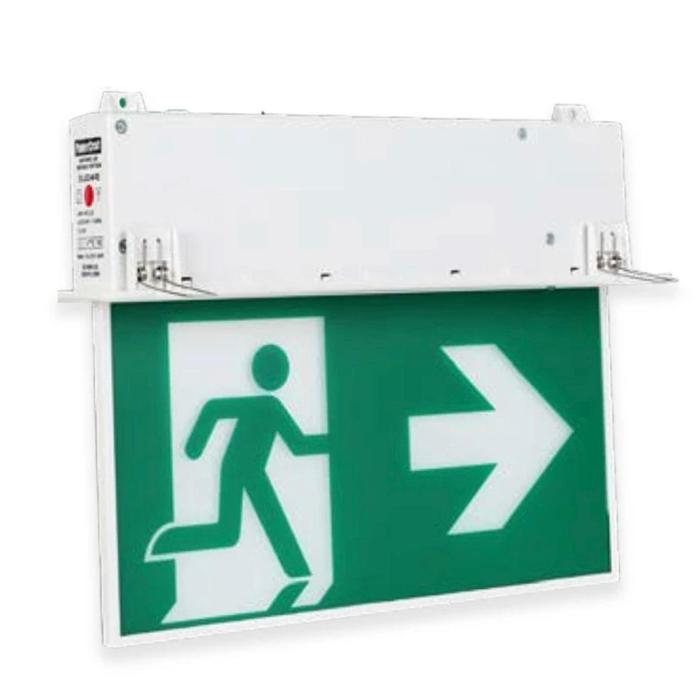Jual emergency EXIT light powercraft EX-LED-M-RS 1.2w led nicad battery ...
