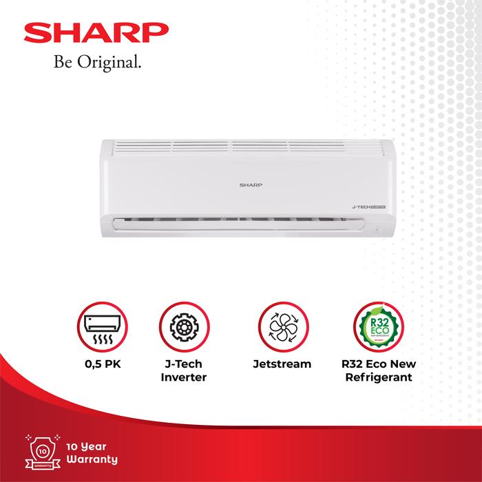 Promo Sharp AC 0.5pk AH-X6BEY Inverter 465 Watt Cicil 0% 3x - Jakarta ...