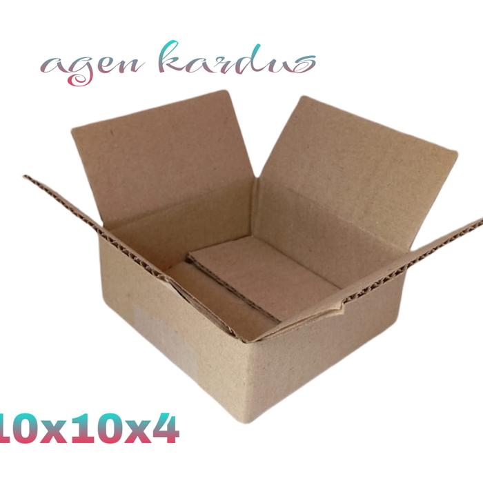 Jual kardus packing UK 10x10x4 kardus polos kardus kecil - Kab. Bekasi ...