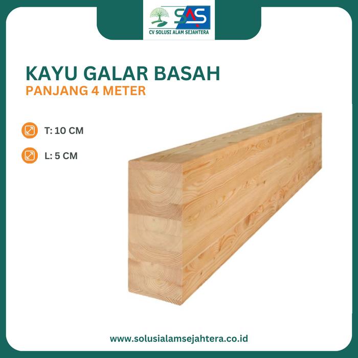 Jual Kayu Galar, Kayu Basah, Ukuran 5x10, Panjang 4 Meter - Kota Depok ...