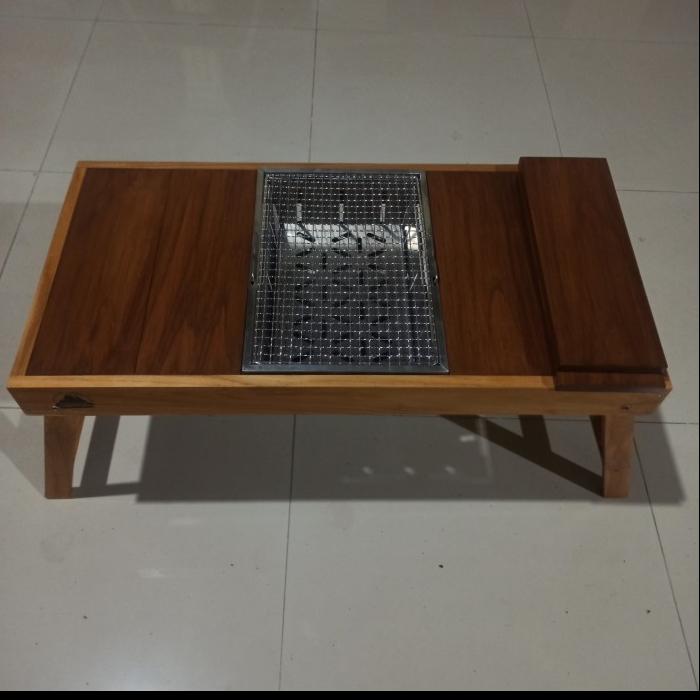 Jual Meja Camping Lipat IGT ( iron Grill Table) Kayu Jati " Best Seller ...
