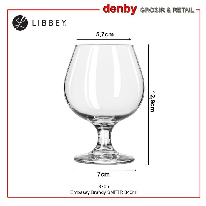 Jual Libbey Gelas 3705 Embassy Brandy SNFTR 355ml - Jakarta Barat ...