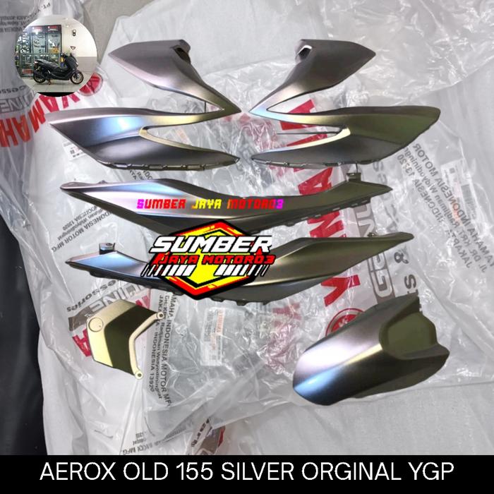 Jual COVER BODY HALUS AEROX OLD 155 ORIGINAL YAMAHA SILVER - Jakarta ...